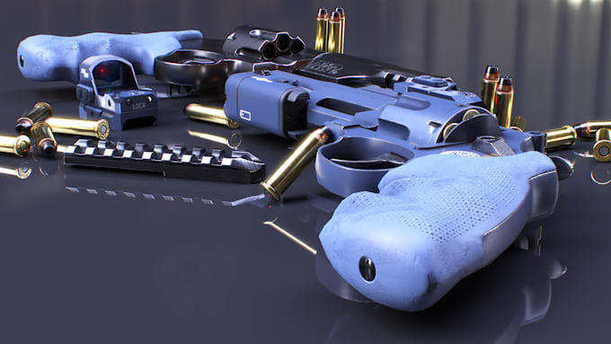 Create a simple hard surface model by Geareddesign | Fiverr