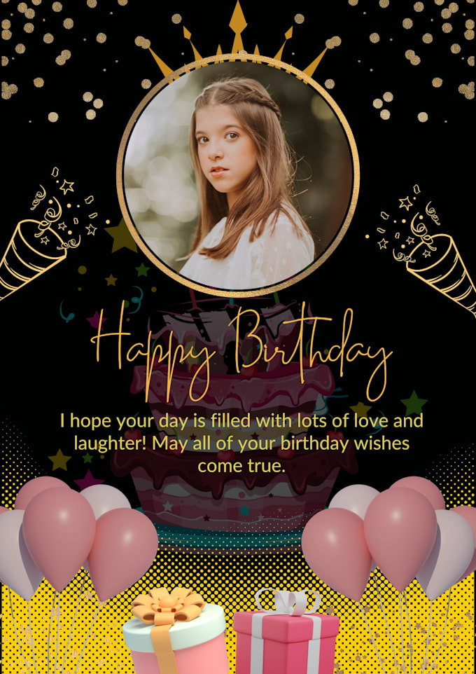 Design eye catching and excellent birthday card using canva by ...