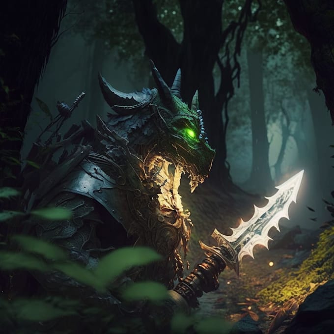 Create illustrations or 3d renders of dnd characters by Delgado_diy ...