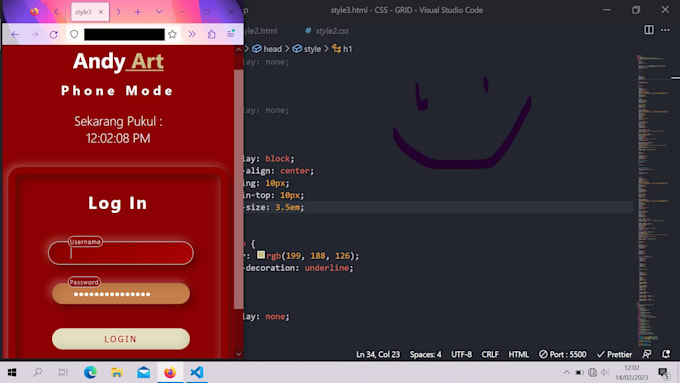 Create form login page for your website by Webdev_andy | Fiverr