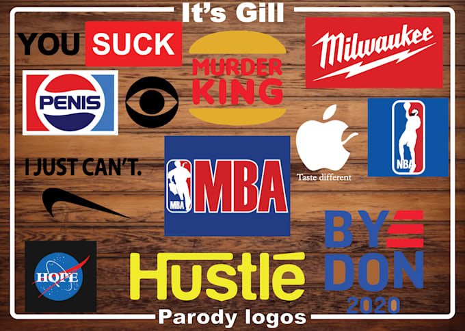 Make a custom parody, bootleg, mlb, nfl logo with your brand and name by Its_gill | Fiverr