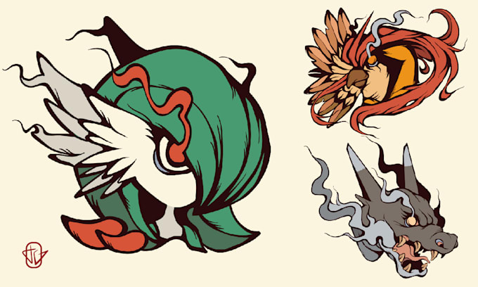 Draw pokemon in my japanese style by Deguu_art | Fiverr
