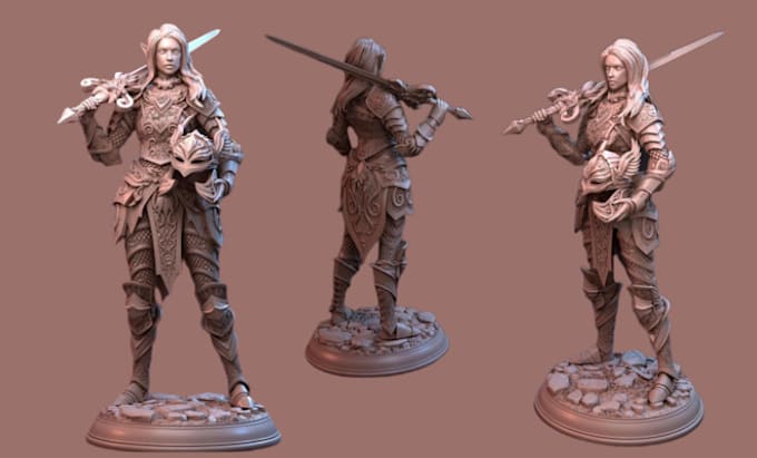 Sculpt 3d printable miniatures figurines for dnd tabletop warhammer 3d ...
