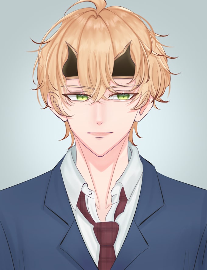 Draw Any Male Character In Anime Or Manhwa Style For You By Aricheuu