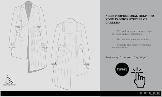 Do technical drawings, complete tech packs by Jn_designstudio | Fiverr