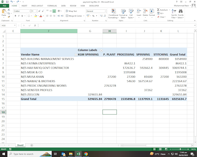 Make ms excel assignments rectification formulation by Nasir_ahmed2050 | Fiverr