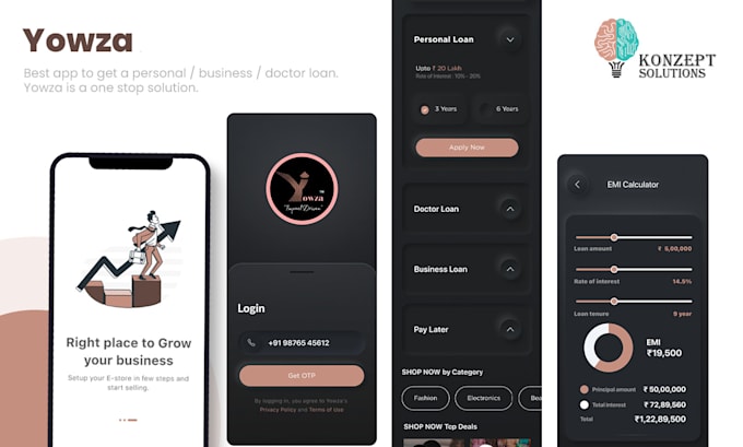 Develop mobile app, bespoke and build application in flutter for android and ios by ...
