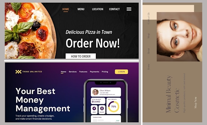 Set up professional one page website and portfolio website by Freejim ...