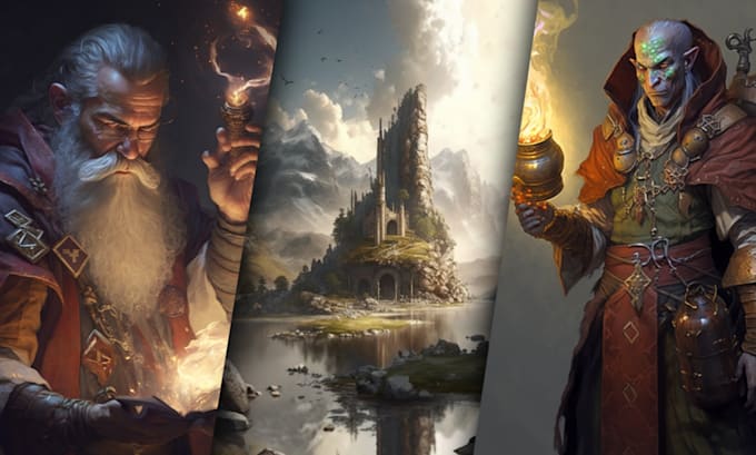 Make character and location art for your dnd worlds fast by Suryadjf12 ...