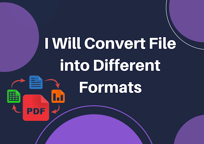 Expertly convert file into different formats by Sangjashwa | Fiverr Expertly convert file into different formats by Sangjashwa | Fiverr