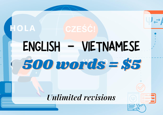 Translate documents in vietnamese to english by Sharleyle | Fiverr