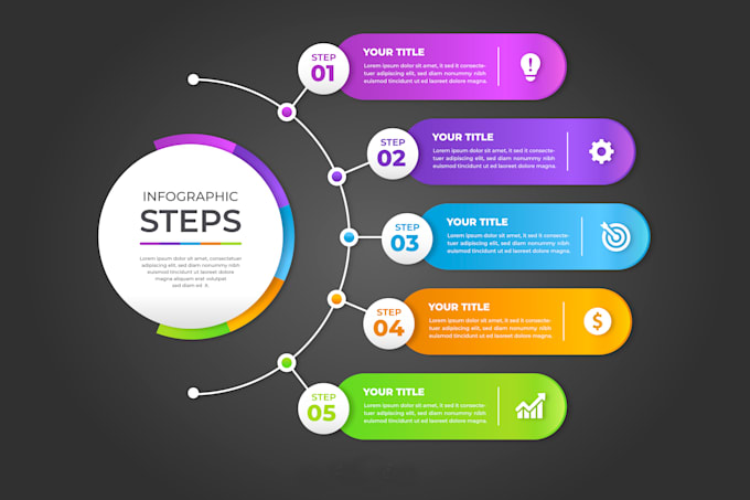Create custom modern and professional infographics by Arzlaan | Fiverr