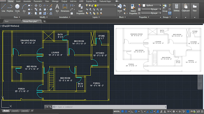 Convert blueprint sketch, pdf, jpg to cad,dwg and revit,rvt by Aimal_khan_2002 | Fiverr