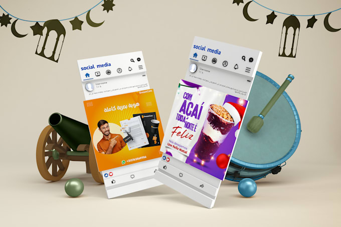 Design unique post templates for your social media by Bmounaim | Fiverr