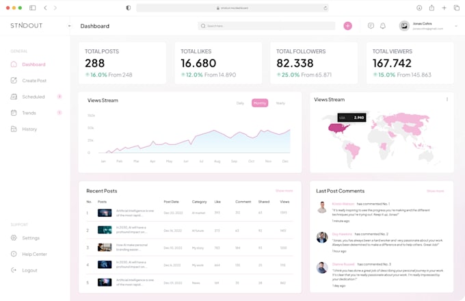 Create a modern web or mobile design with high quality ui ux by Mn8uniq ...