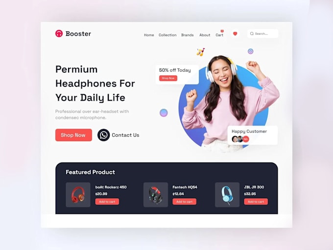 Create website ui ux design and mobile app ui ux design and development by Tash_caroline | Fiverr