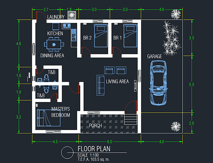 Draw 2d, 3d drawing in autocad for students and clients by X_clint23 ...
