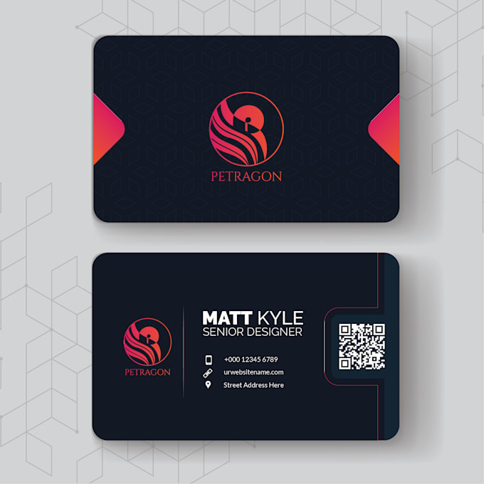 Design name cards and mockups for your business products by ...