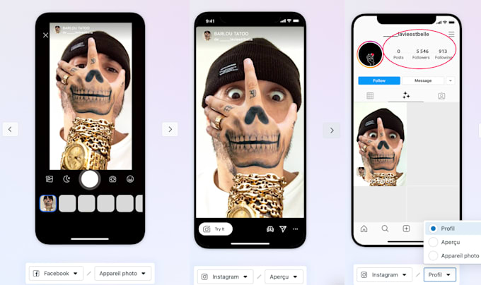 Create an instagram and facebook filter mask by Hosmane | Fiverr