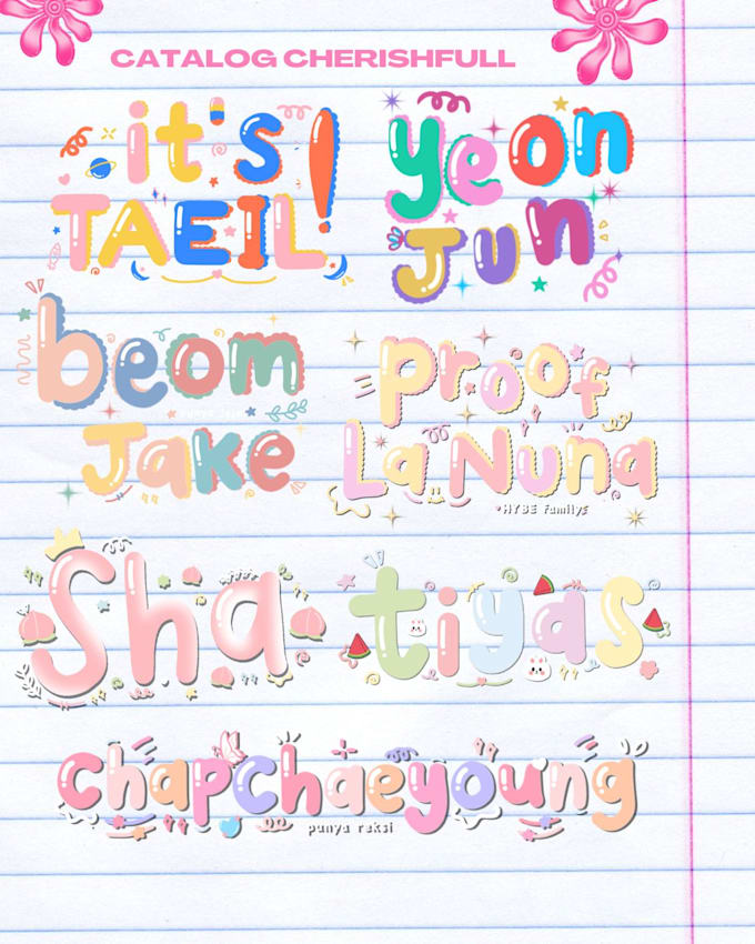 Do create watermark,chibi,fonts design,stickers by request by ...