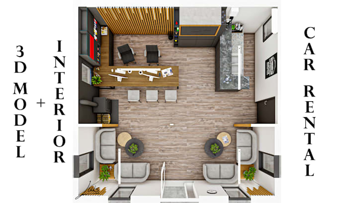 Convert 2d plans to quality 3d model in 8h by Visionsbyluis | Fiverr