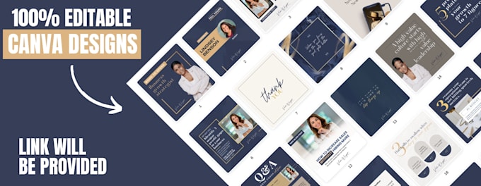 Design easy to edit social media posts for you in canva by Manickat ...