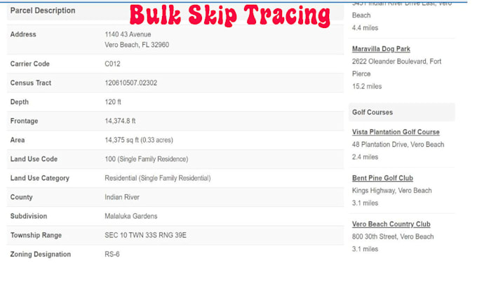 Do best accurate bulk skip tracing for real estate business by ...