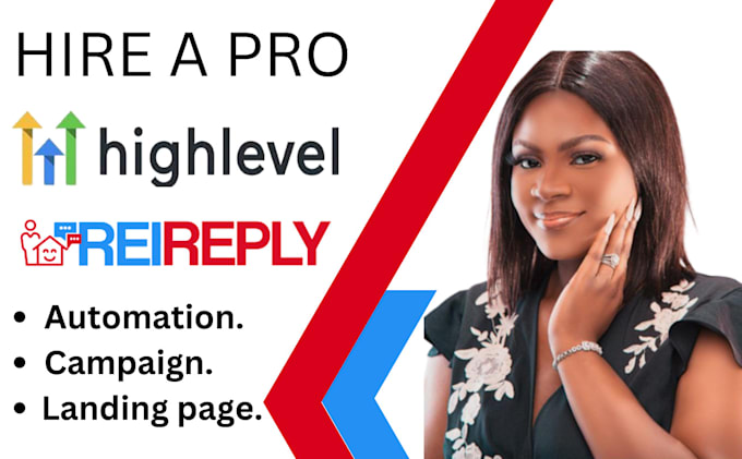 Setup your gohighlevel account, rei reply account, design website as a pro by Scaleup_biz | Fiverr