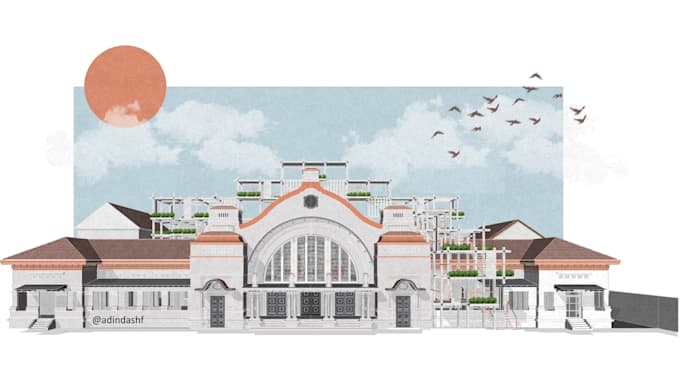 Do collage renderings for your architectural design by Adindashf | Fiverr