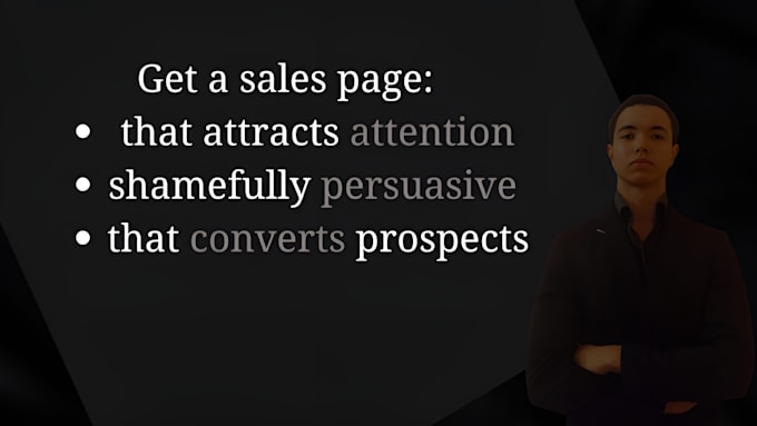 Make your sales page outrageously persuasive by Aminchaffar | Fiverr