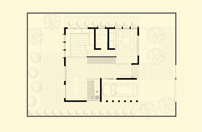 Draw or redrawing any plan in autocad, house plan, residential plan ...