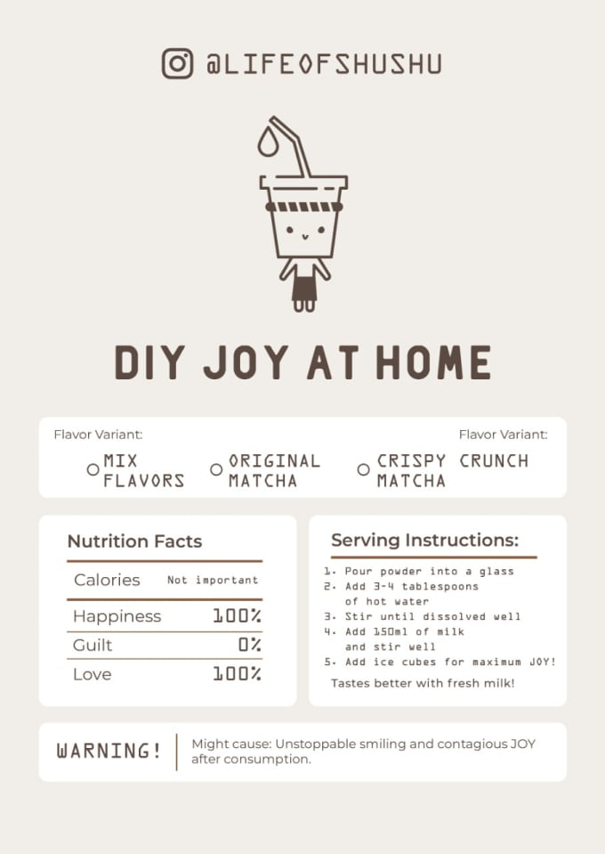 Design cute and aesthetic sticker for packaging by Quetzalgarden | Fiverr