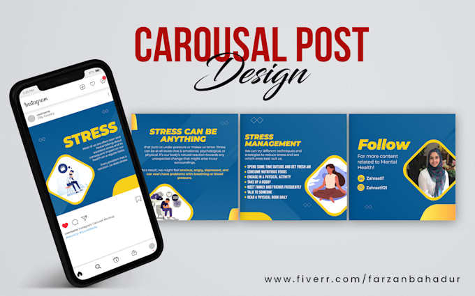 Create an informative carousel post for your social media by ...