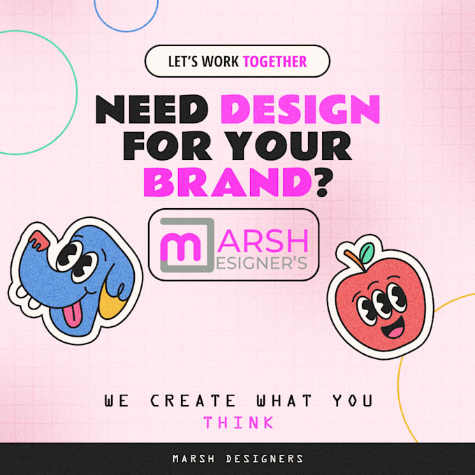 Design everything in graphic designing by Marshdesigners | Fiverr