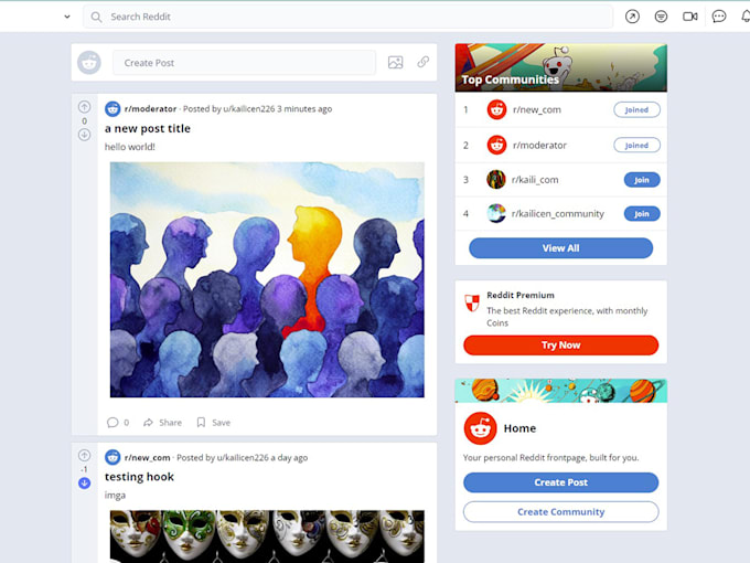 Make reddit like community app using nextjs, firebase by Kailicen | Fiverr