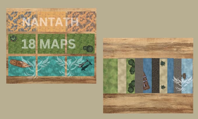 Create fantasy dungeon ttrpg battle tile maps by Nantath | Fiverr