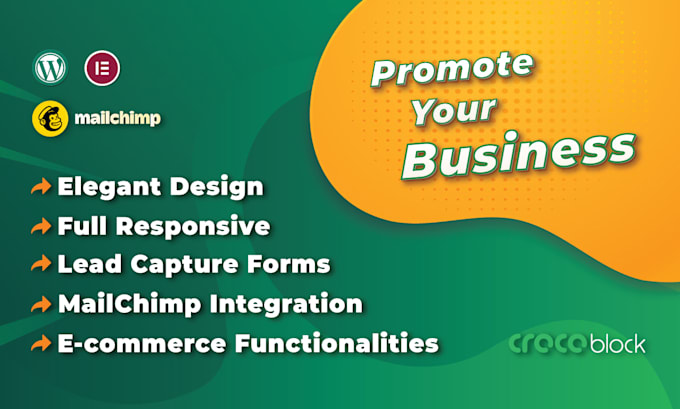 Create modern landing page or sales page using elementor pro by ...