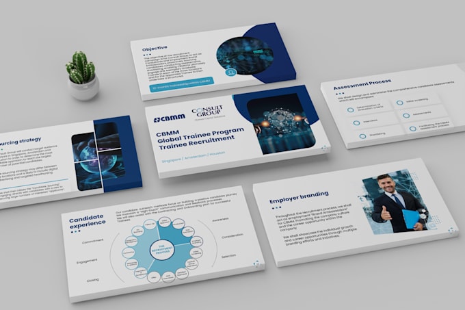 Design powerpoint presentation, pitch deck, powerpoint template, google slides by Talhagraphics ...