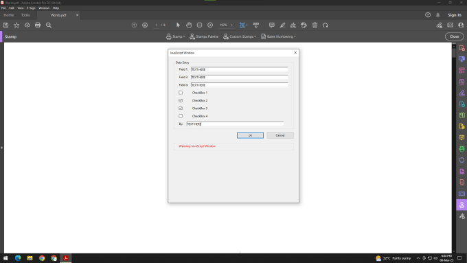 Create dynamic adobe pdf stamp and fillable pdf form by Sar_services ... Create dynamic adobe pdf stamp and fillable pdf form by Sar_services ...