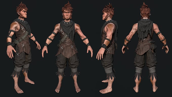 Create a stylized 3d game character by Vuvuds | Fiverr