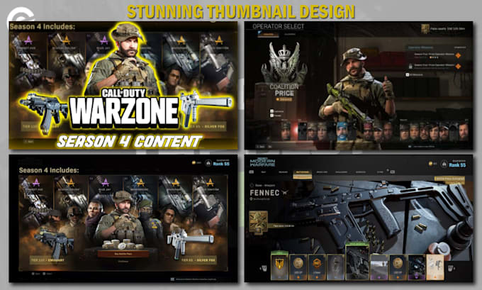Design cod warzone or modern warfare thumbnail for youtube by ...