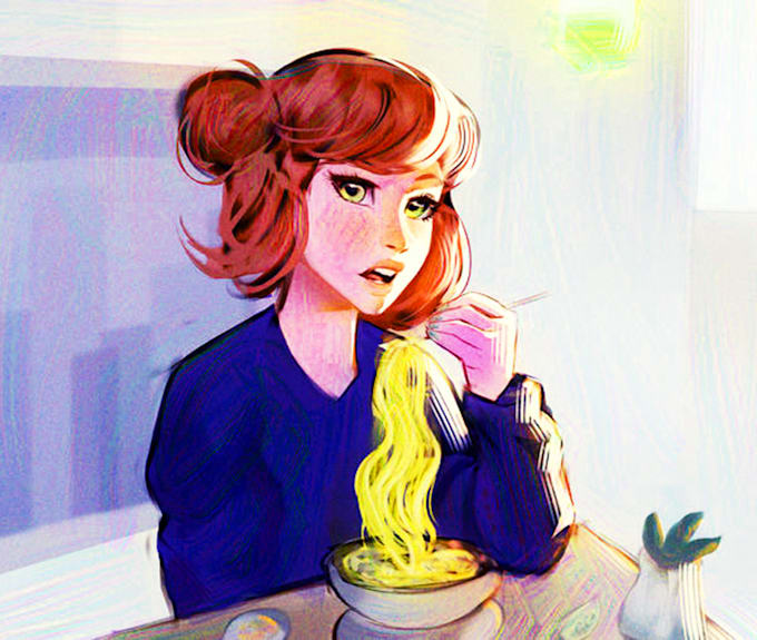 Do a realistic freehand digital portrait by Clukonite | Fiverr