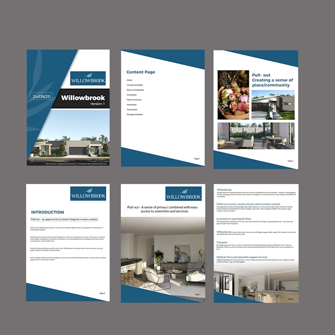 Make elegant, real estate development brochure design by Wendybrock2 ...