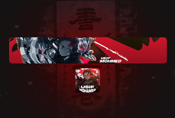 Design anime banner and logo for youtube, twitter, twitch by Yutoarts ...