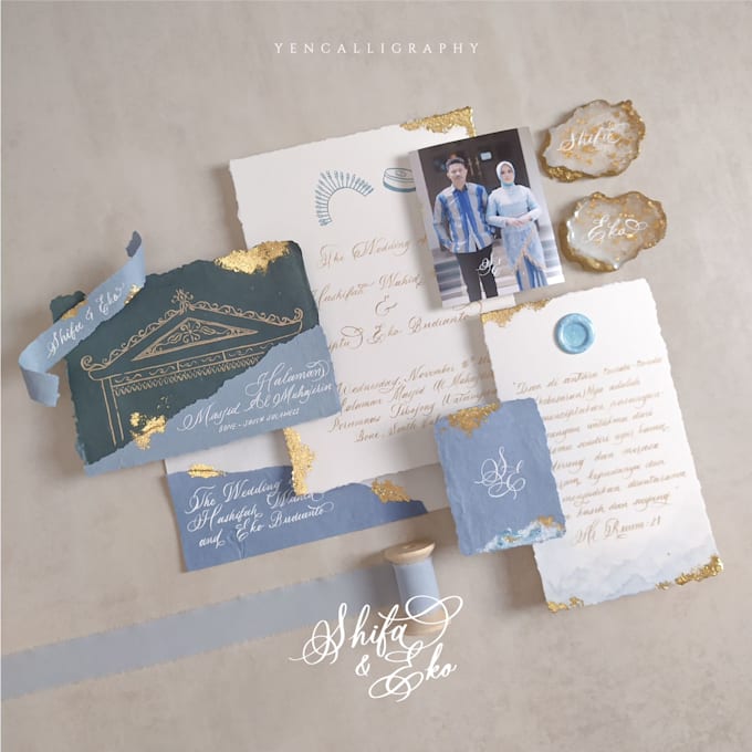 Make the best wedding keep sake by Yencalligraphy | Fiverr