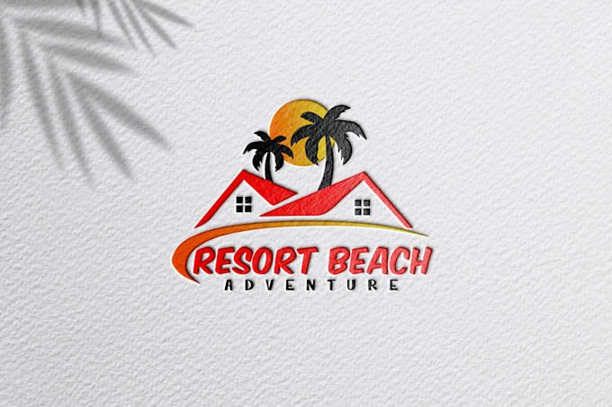 Design travel agency hotel tourist resort beach logo by Graphic_camp01 ...
