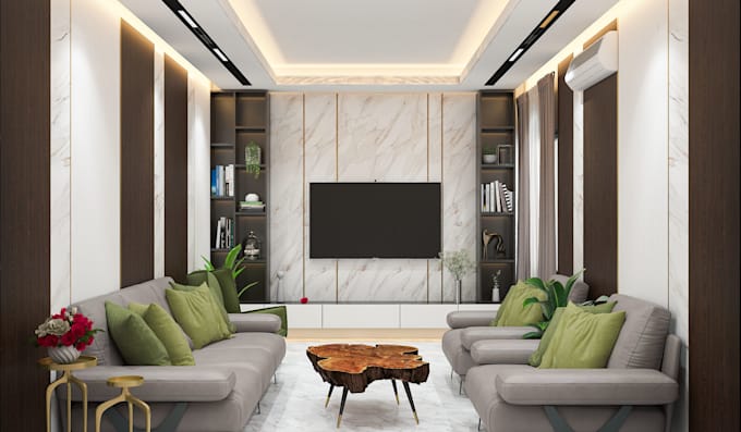 Create perfect interior design of your space by Masum5595 | Fiverr