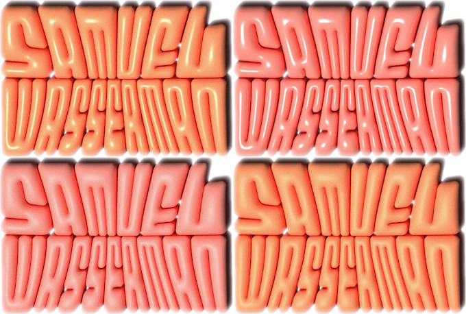 Create beautiful 3d inflated text, lettering, and logo by Sam_wasserman ...