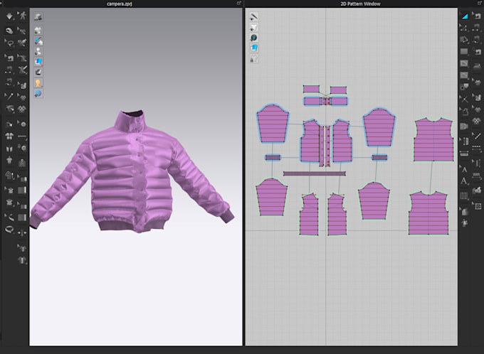 Make sewing patterns, grading, 3d garment simulation by Luciafernndezba ...