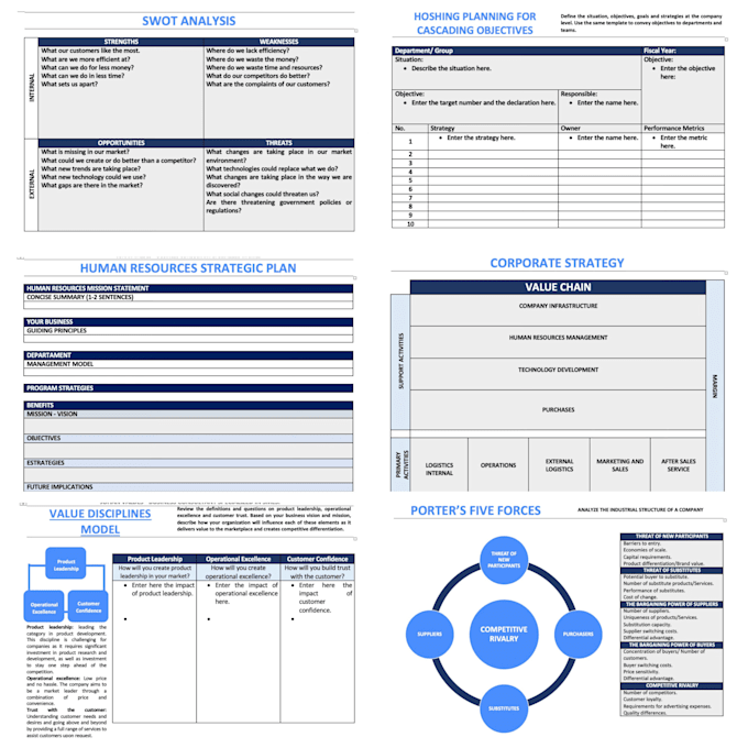 Provide editable excel and word premium templates for manage your ...